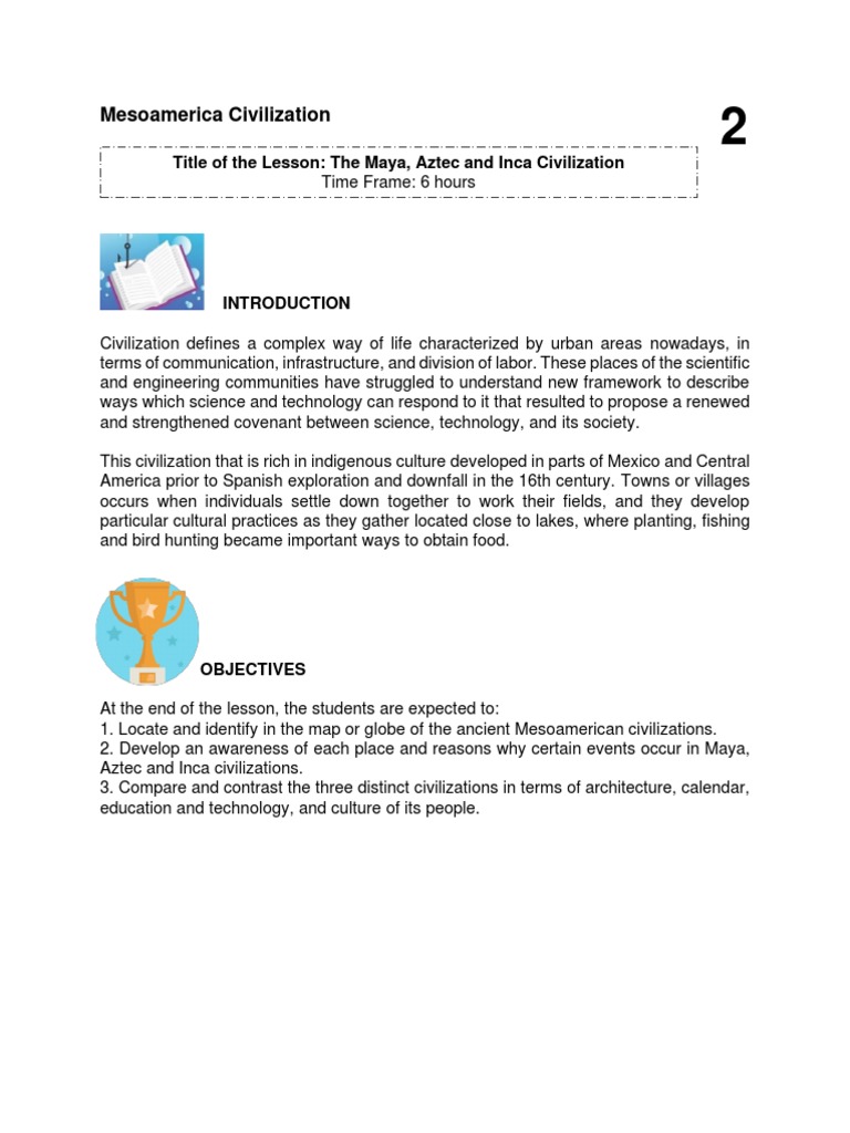 Module 2. Mesoamerica Civilization | PDF Module 2. Mesoamerica Civilization | PDF