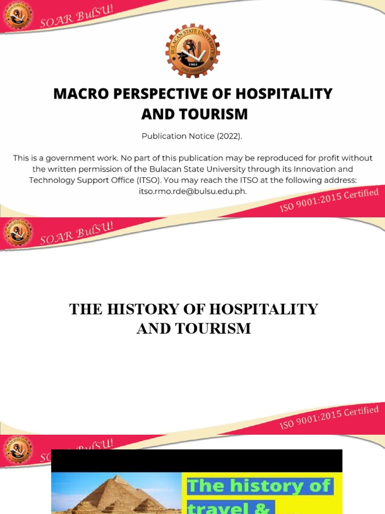 The History of Hospitality and Tourism | PDF | Tourism | Hotel