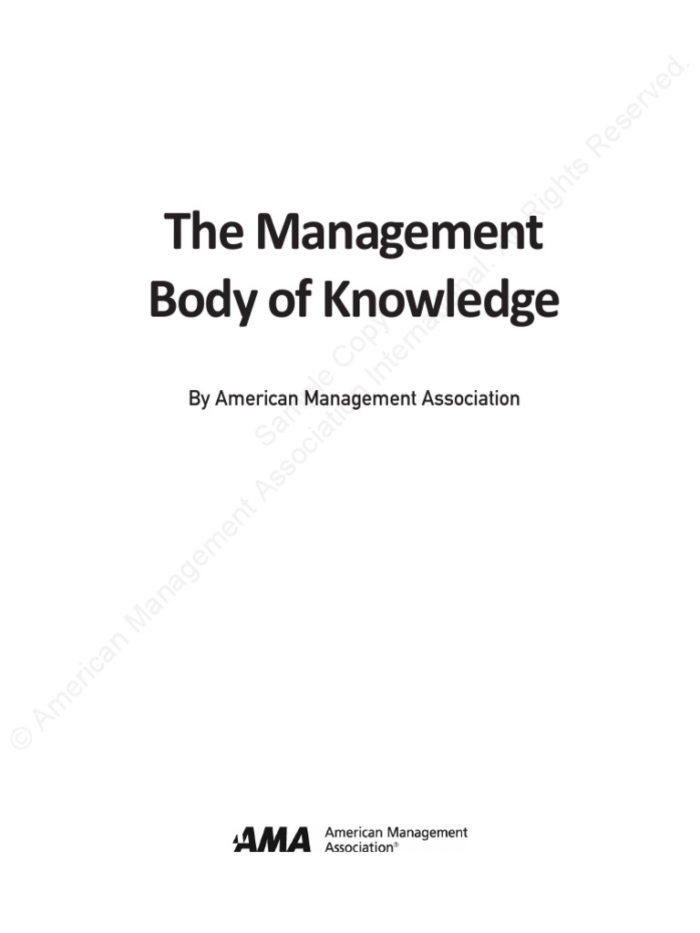 The Management Body of Knowledge - Book - Protected (002) - Unlocked ...
