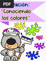 Proyecto de Colores para Preescolar | PDF | Color | Aprendizaje