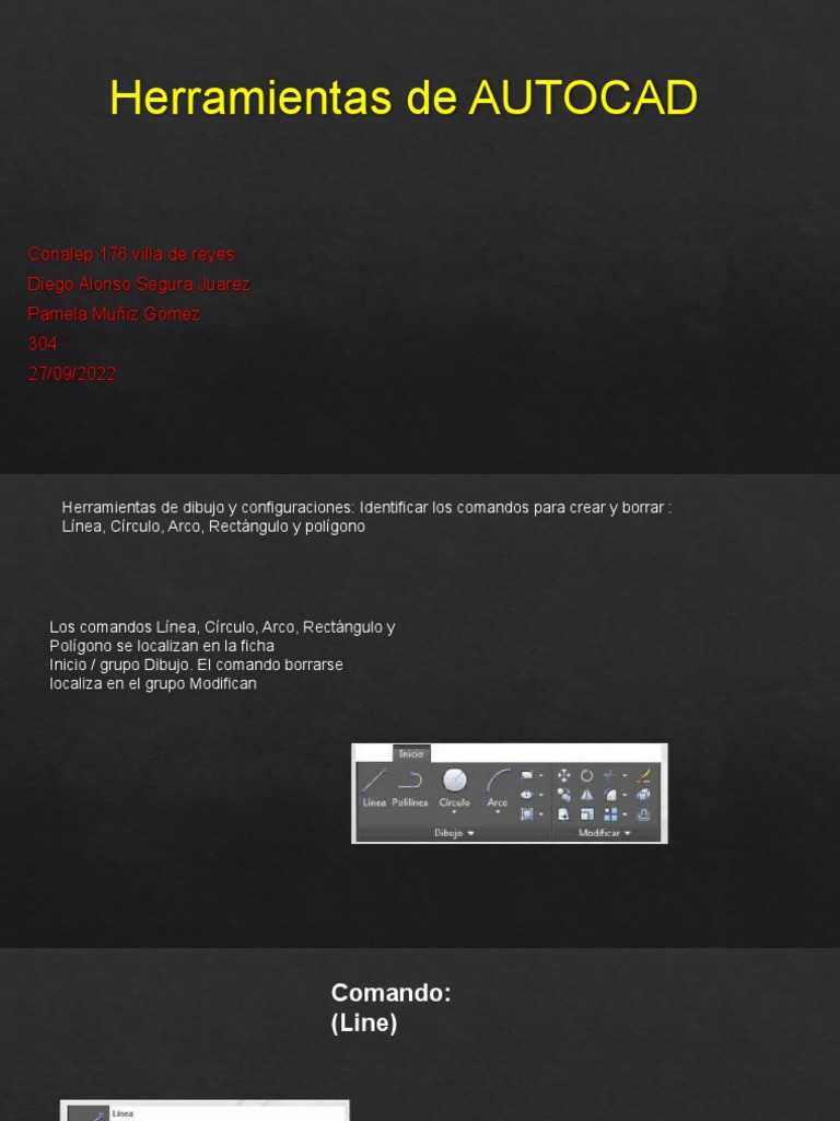 Herramientas de AUTOCAD Diego Alonso 304 | PDF