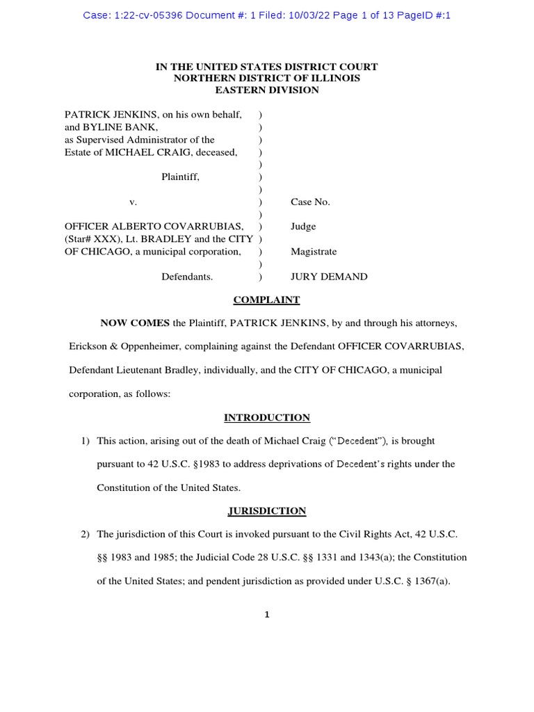 Michael Craig Lawsuit | PDF