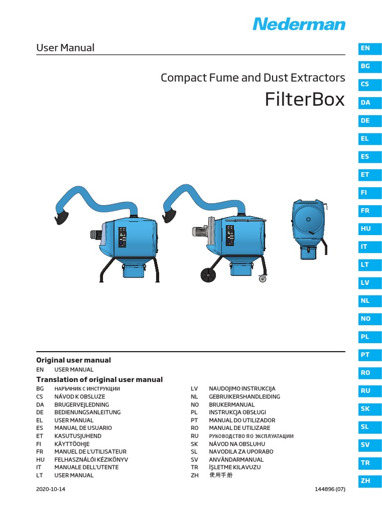 User Manual Filterbox 304971 | PDF