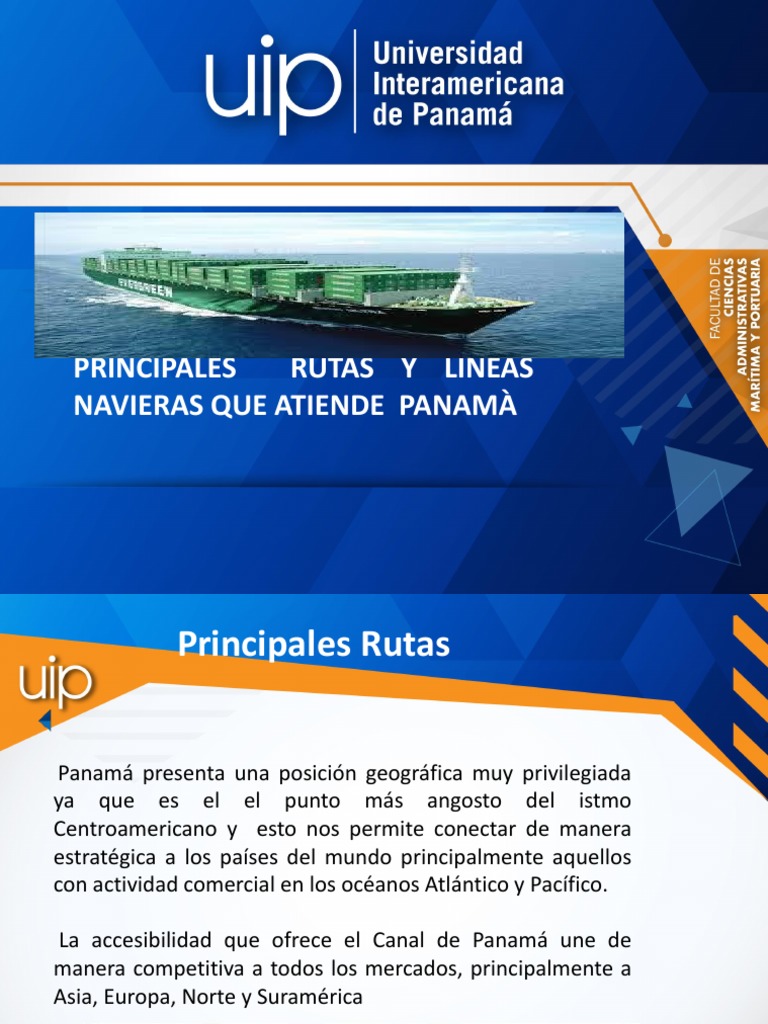 Principales Rutas Navieras | PDF