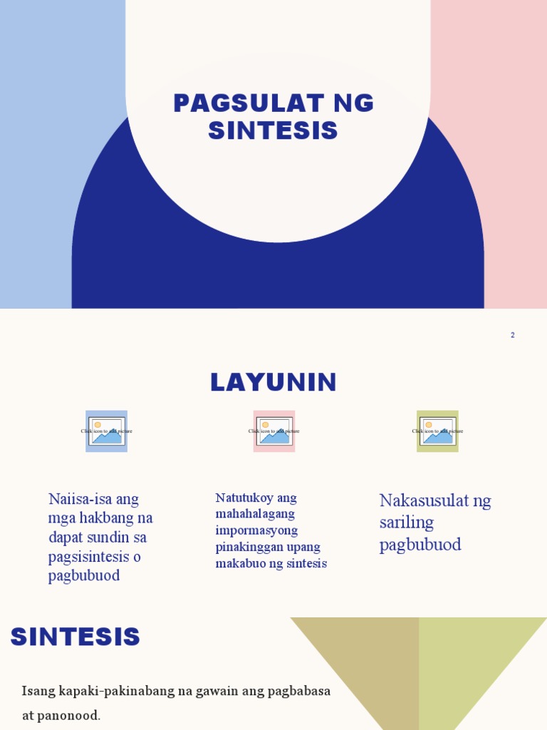 PAGSULAT NG SINTESIS | PDF