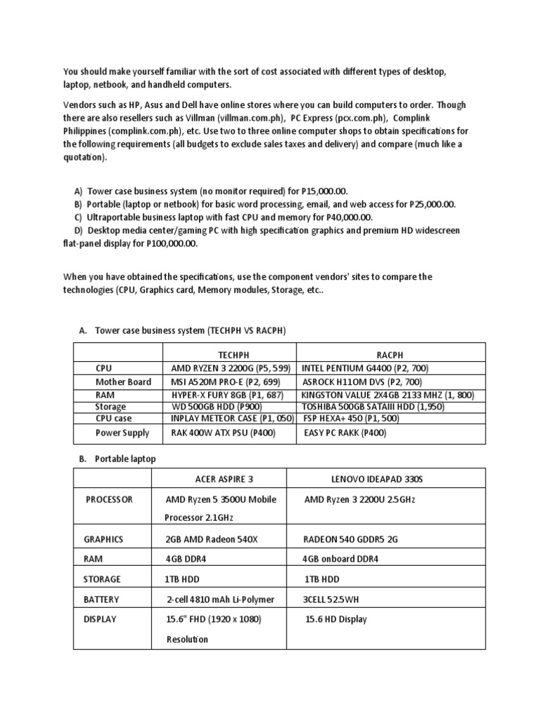 PT2 Lab Exercise #1 | PDF