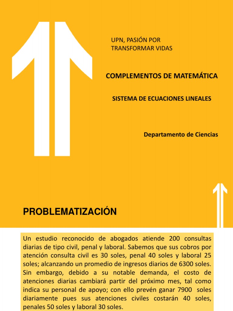 s5.2 - PPT - Sistema de Ecuaciones Lineales | PDF | Sistema de ...