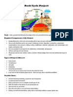 Rock Cycle Poster Project | PDF | Rock (Geology) | Geological Processes