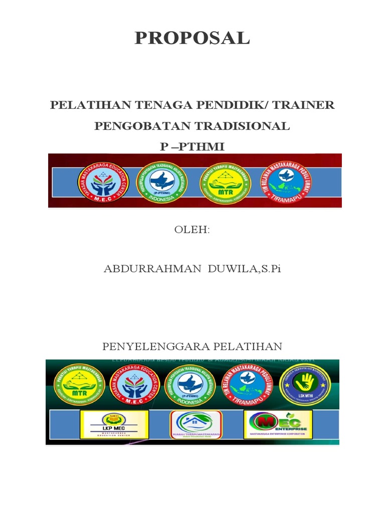 Proposal Pelatihan | PDF