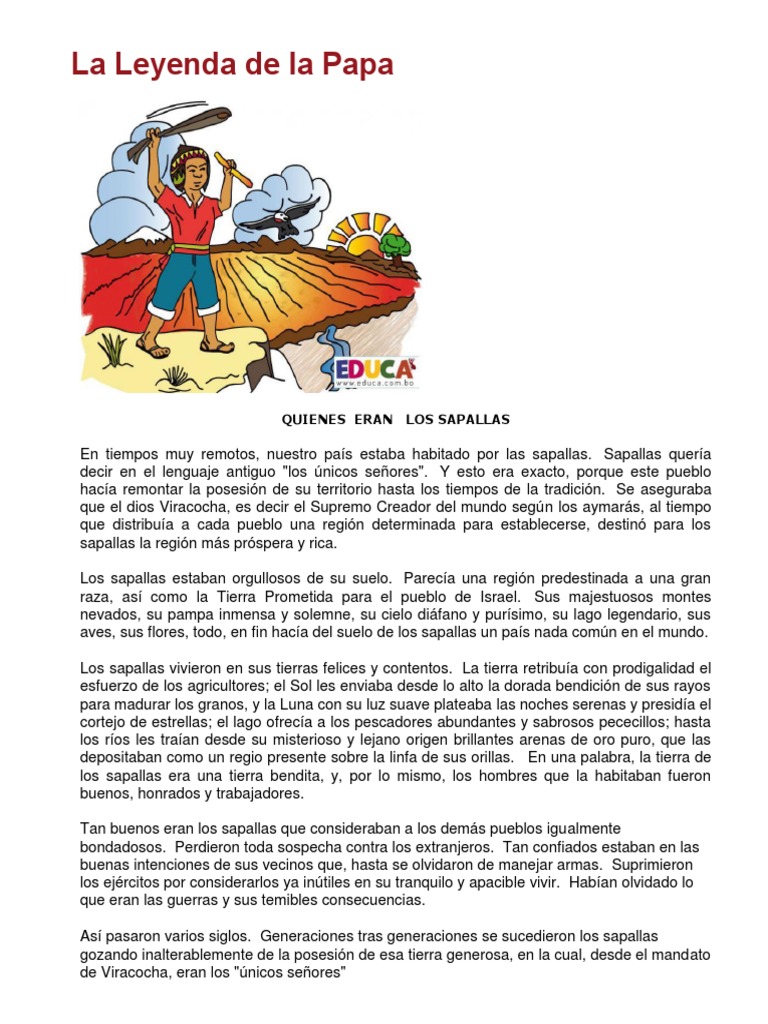 La Leyenda de La Papa | PDF