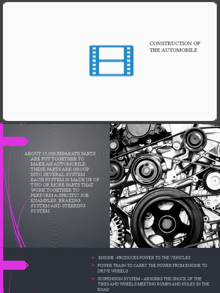 Automobile Construction and Components | PDF