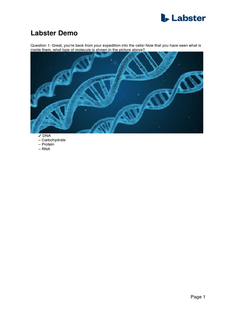 1 Questions-Labster-Demo | PDF