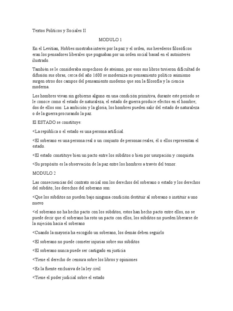 Textos Políticos y Sociales II PREPA ABIERTA PLAN 33 MATERIAS ...