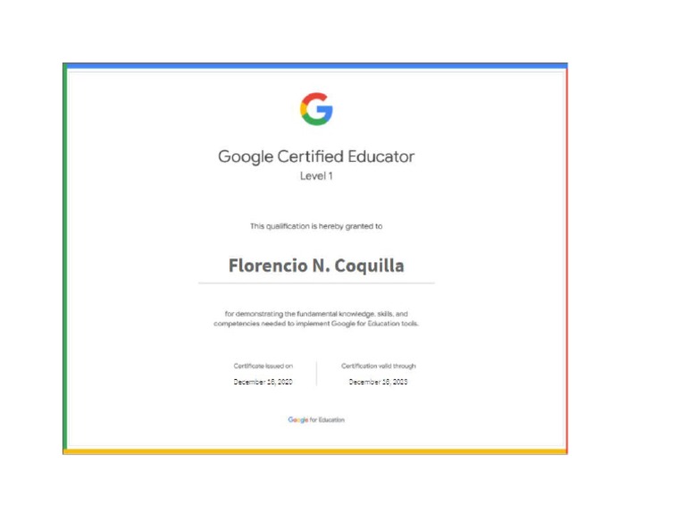 google cert | PDF
