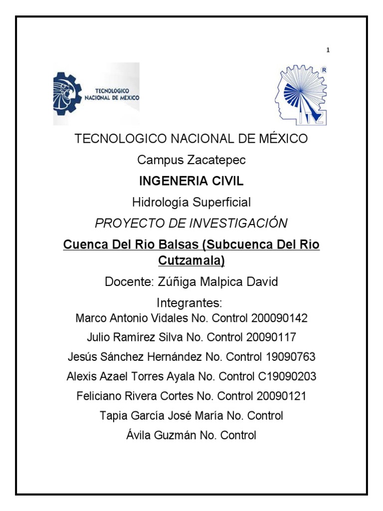 Proyecto de Hidrologia CC | PDF | Roca (geología) | Andes