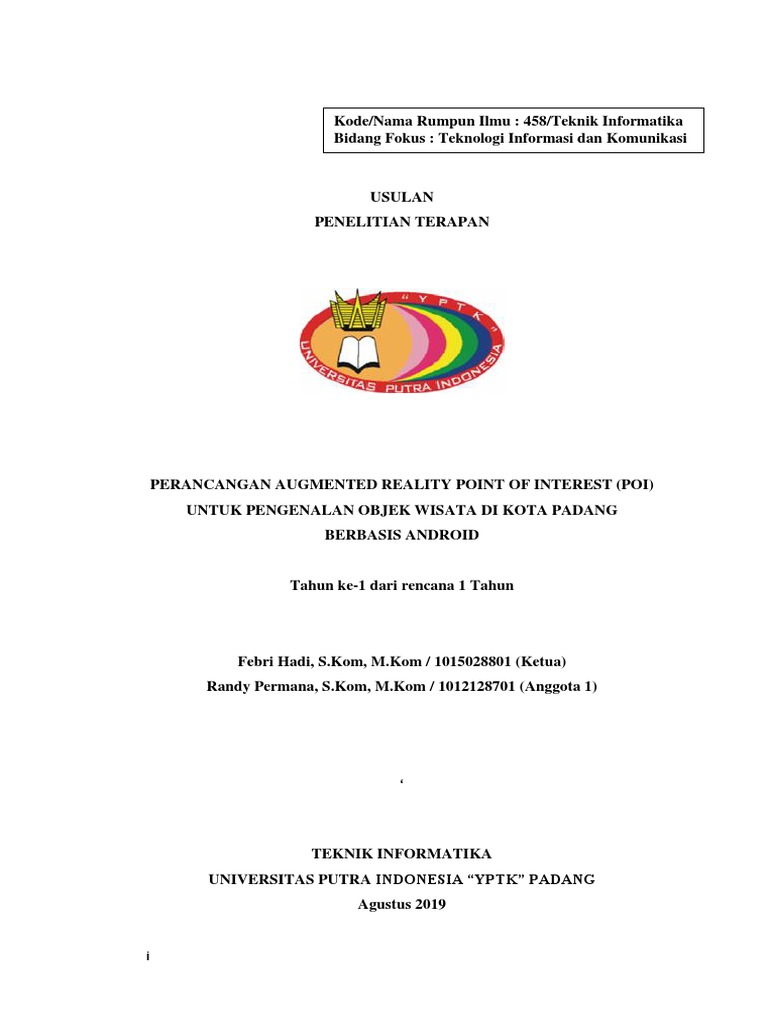 Proposal Febri Hadi, Randy Permana (2020) | PDF