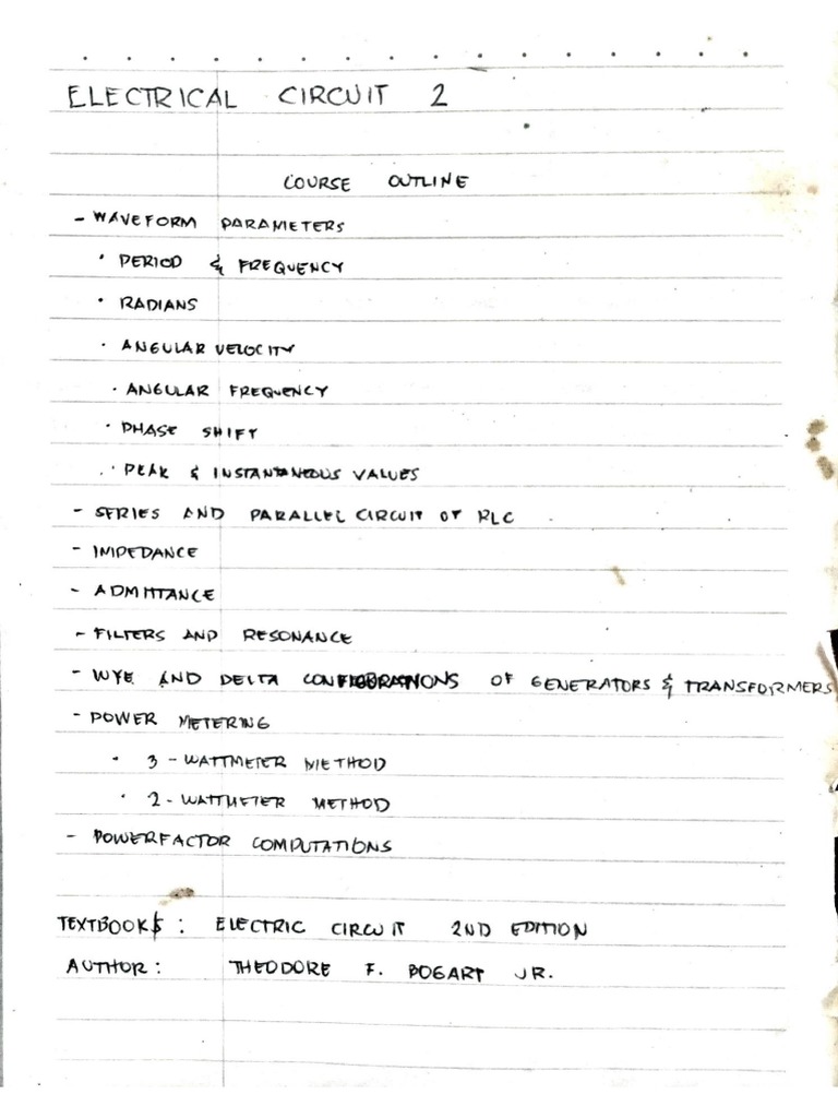 Circuits 2 PDF | PDF