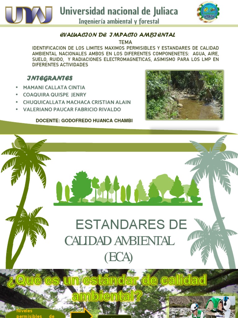 Ecas y LMP | PDF | Tratamiento de aguas residuales | Agua