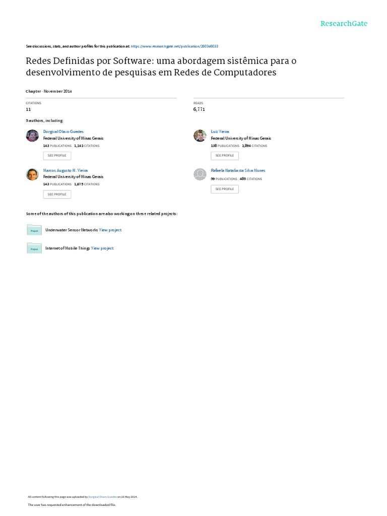 Redes Definidas Por Software Uma Abordagem Sistemi | PDF | Computer Engineering | Computer ...