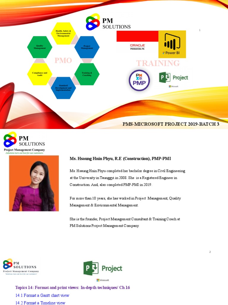 PMS-Microsoft Project 2019-Batch 3-Day 10 | PDF