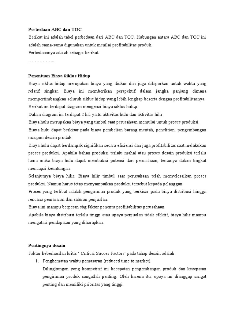 Judul ABC dan TOC | PDF