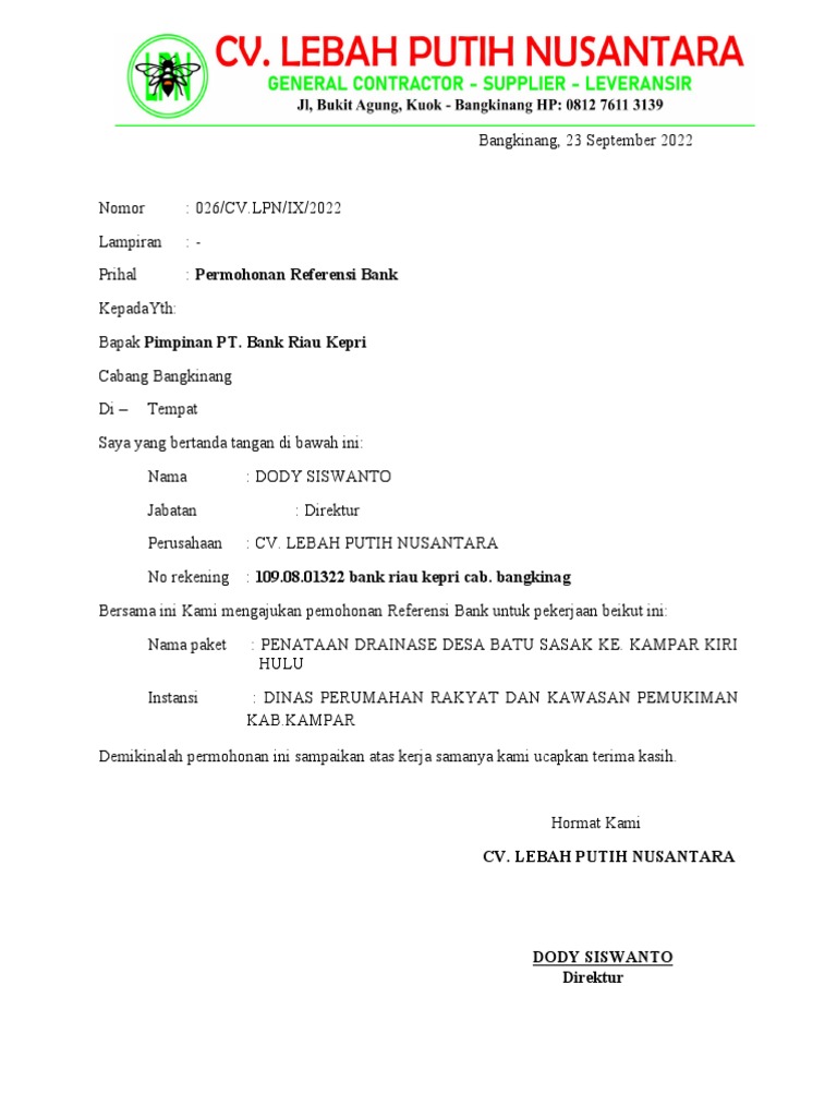 Referensi Bank LPN | PDF