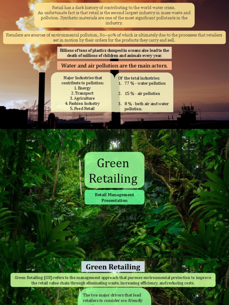 Green Retailing | PDF | Supply Chain Management | Retail