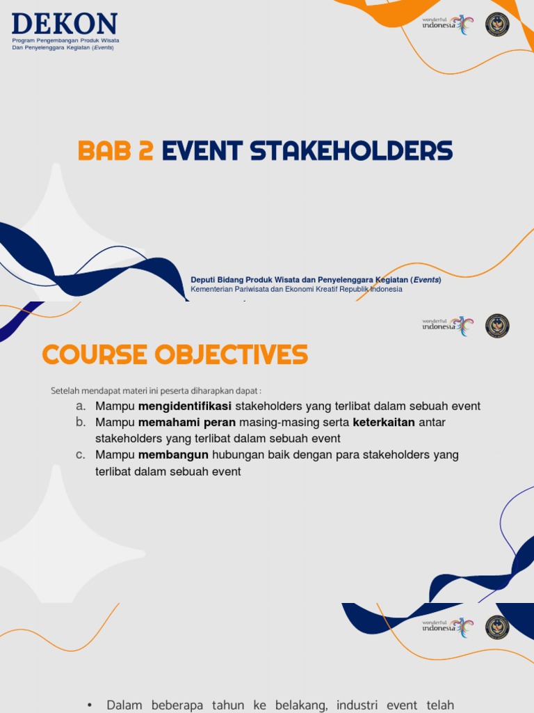 Mengelola Stakeholders Event Efektif | PDF | Bisnis | Pengelolaan ...