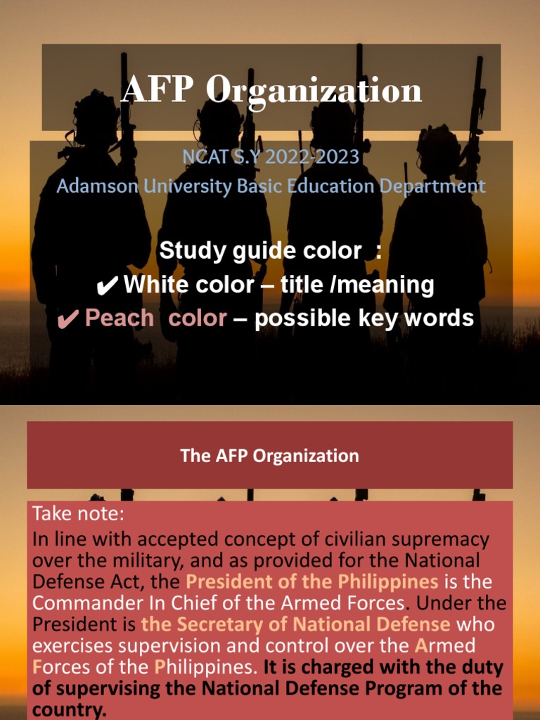 AFP Organization | PDF