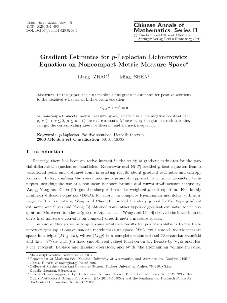 PLaplacian Gradient Estimation | PDF