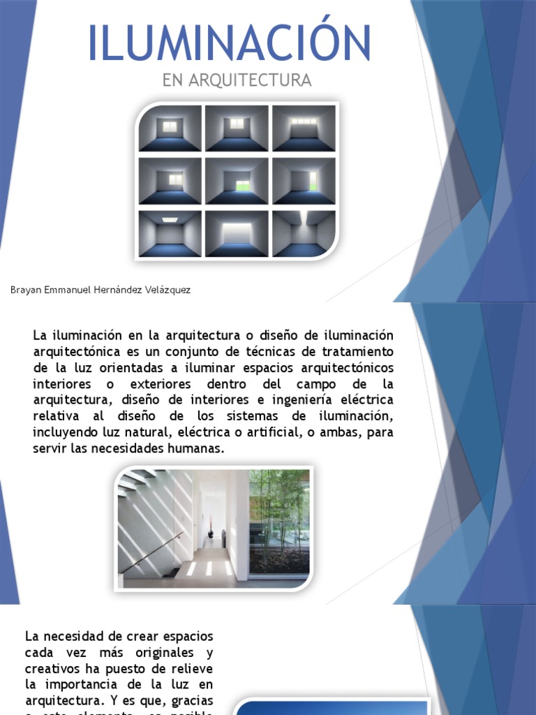 Iluminación en Arquitectura | PDF | Encendiendo | Diseño