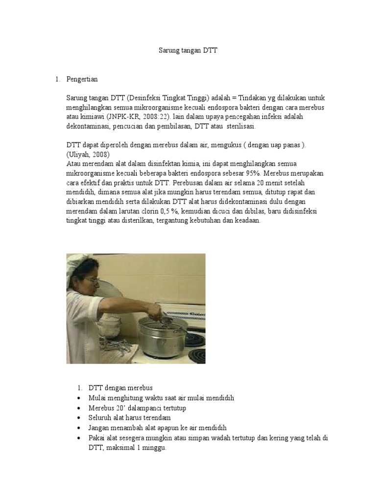 Sarung Tangan DTT Rara | PDF