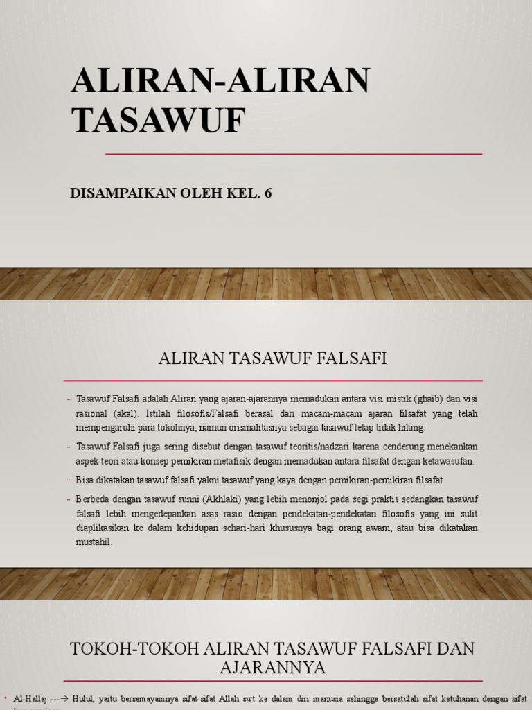 Aliran-Aliran Tasawuf | PDF
