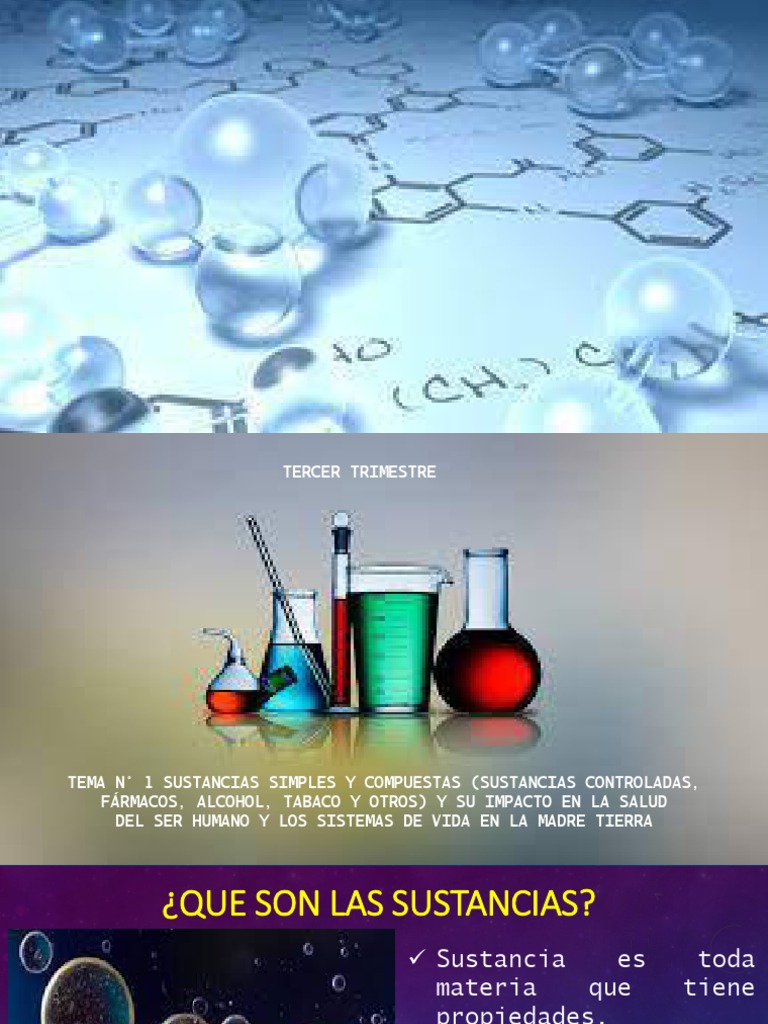 Tema 1 Sustancias Simples y Compuestas | PDF | Elementos químicos ...