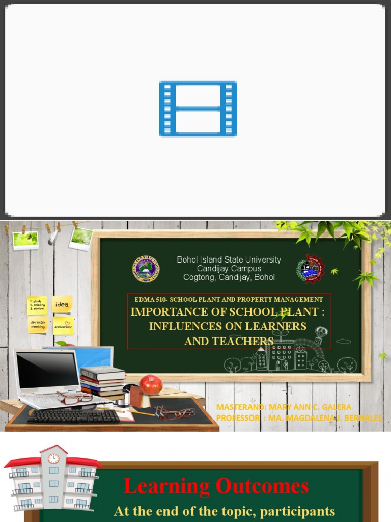 Importance of School Plant - Influences On Learners and Teachers | PDF ...