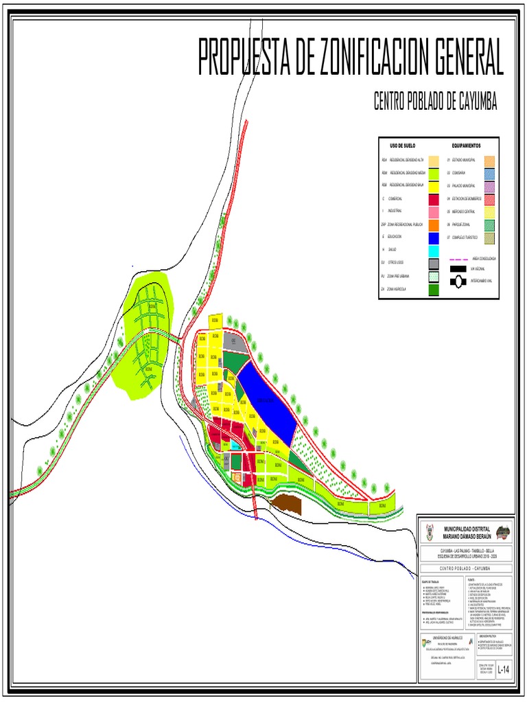 14 Propuesta de Usos de Suelos | PDF | Zonificación | Uso del suelo