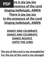 The Joy - Lyrics | PDF