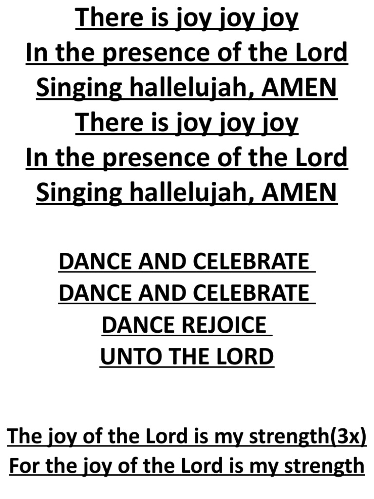 There Is Joy Joy Joy | PDF | Religion & Spirituality