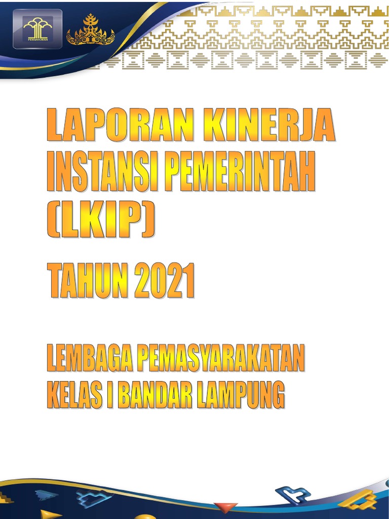 LAKIP Lapas Kelas I Bandar Lampung 2021 Compressed | PDF