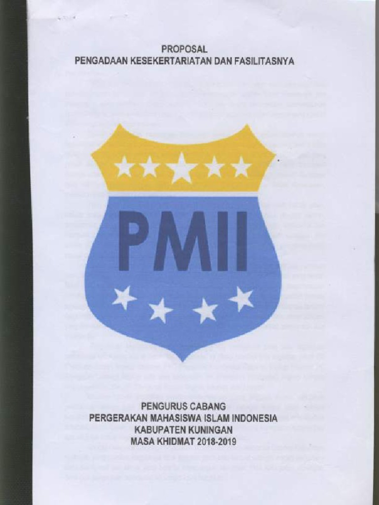 Contoh Proposal Pendanaan Sekretariat | PDF