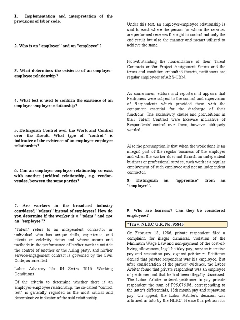 Tiu Et Al Cases | Download Free PDF | Employment | Jurisdiction