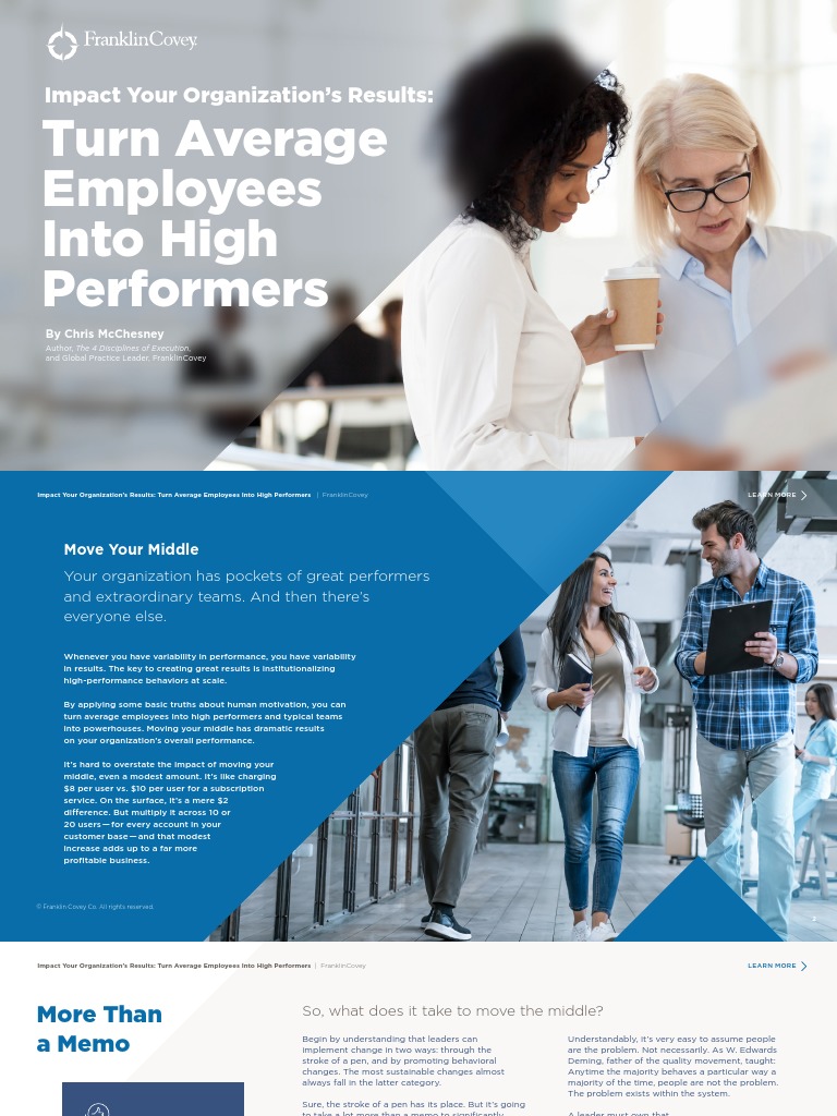 Impact Your Organizations Results MRK2174950 4DX v5 | PDF | Goal