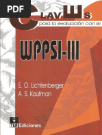 WISC-IV Manual de Aplicación | PDF
