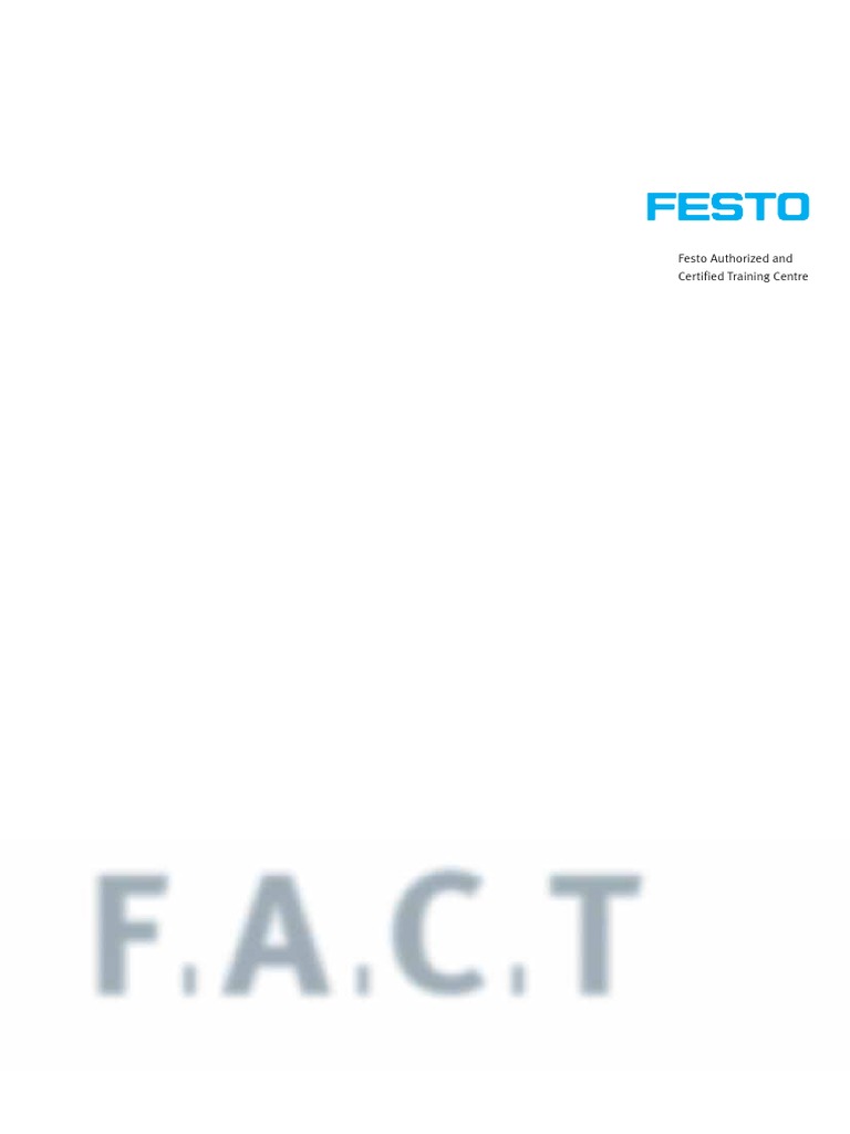 Festo FACT | PDF | Brand | Consultant
