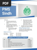 PPSC PMS Exam Syllabus Overview | PDF | Science | Test (Assessment)