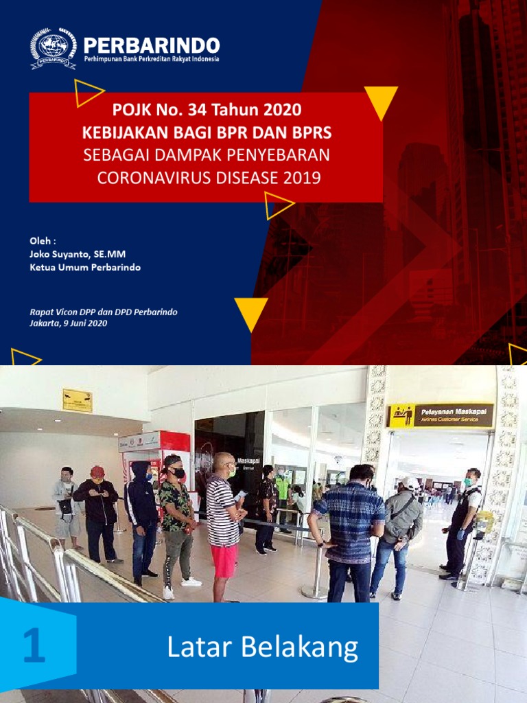 Materi POJK No. 34 Tahun 2020 | PDF