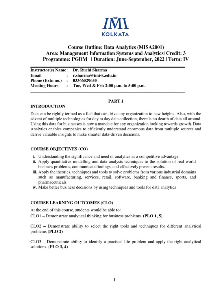 Data Analytics | PDF | Analytics | Leadership