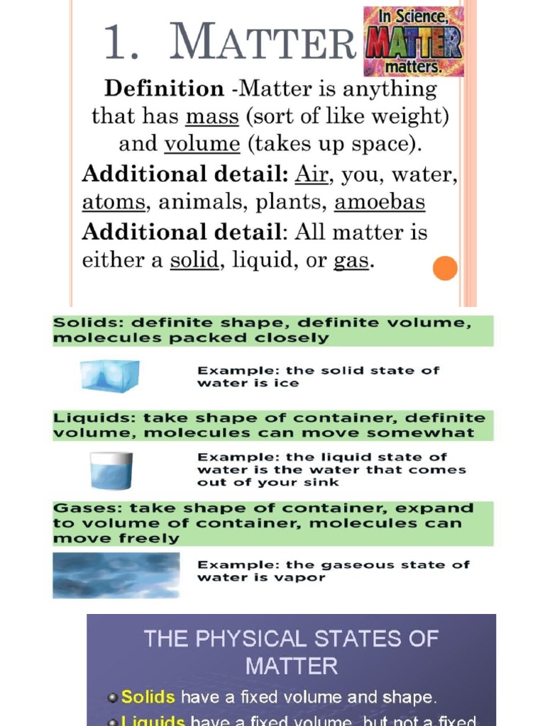 Grade 7 Matter and Its Properties | PDF