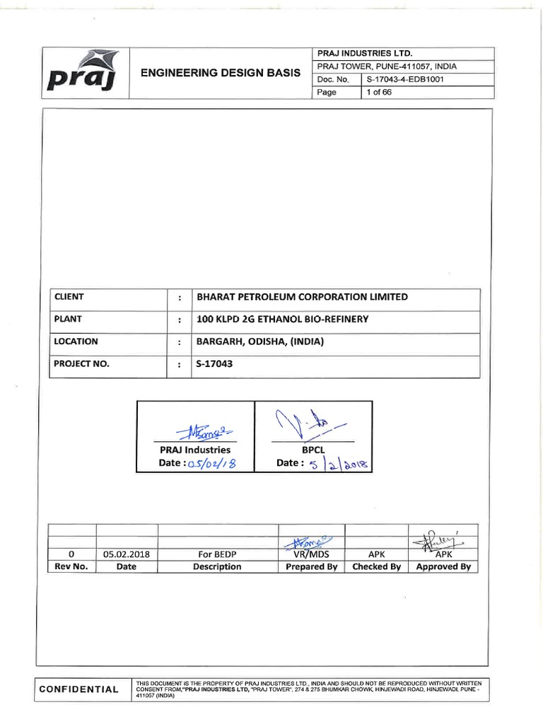 Design Basis-Mech-Piping-Elec-Inst | PDF