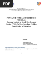 Family Development Sessions in 4Ps | PDF | Reinforcement | Parenting